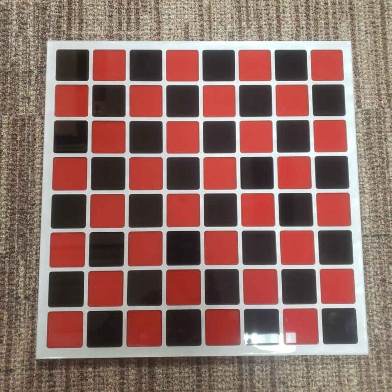 Boarderless Chess/Checker Board - Sculpted Panels