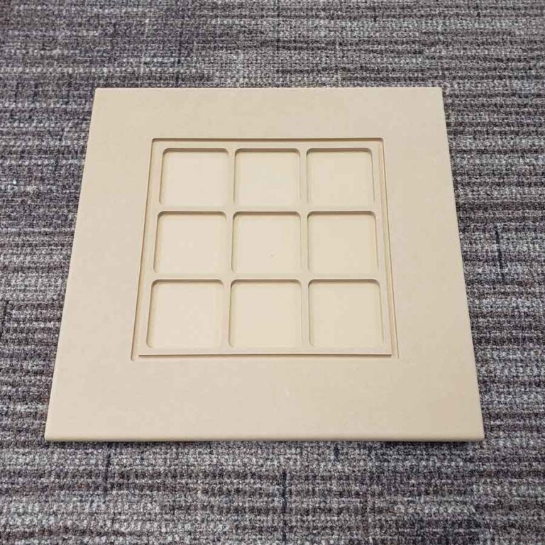Tic-tac-toe Board - Sculpted Panels