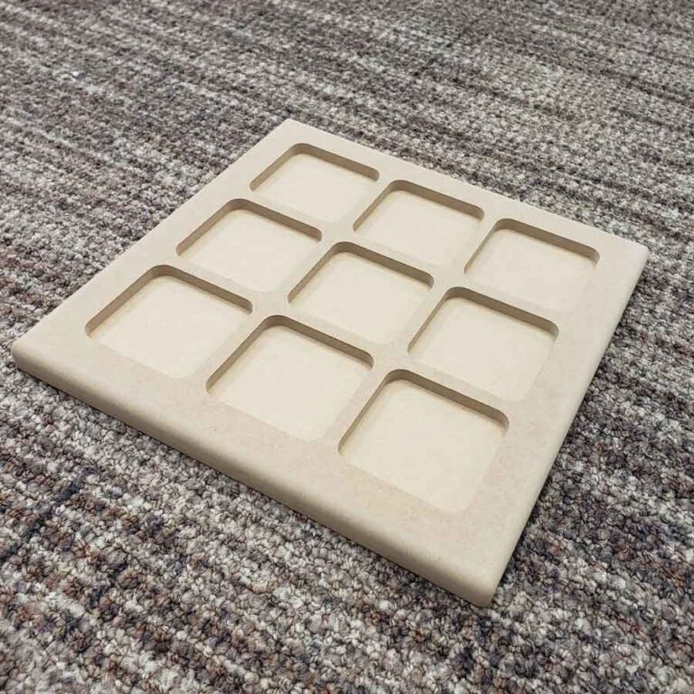 Tic-tac-toe Board - Sculpted Panels