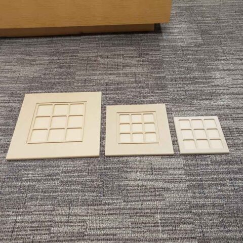 Tic-tac-toe Board - Sculpted Panels