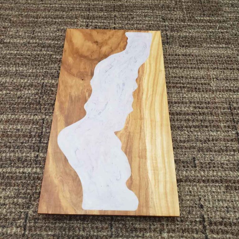 Urban Wood Epoxy River Trays - Sculpted Panels