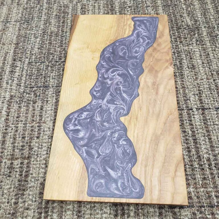 Urban Wood Epoxy River Trays - Sculpted Panels